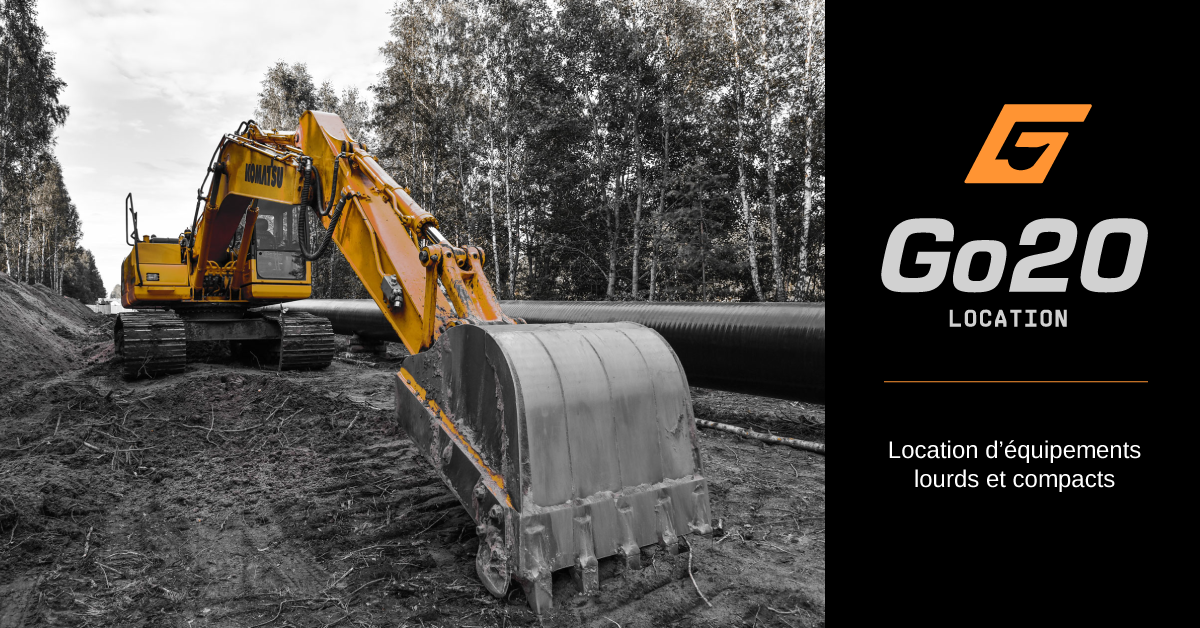 Excavatrice 20 tonnes | Go20 Location
